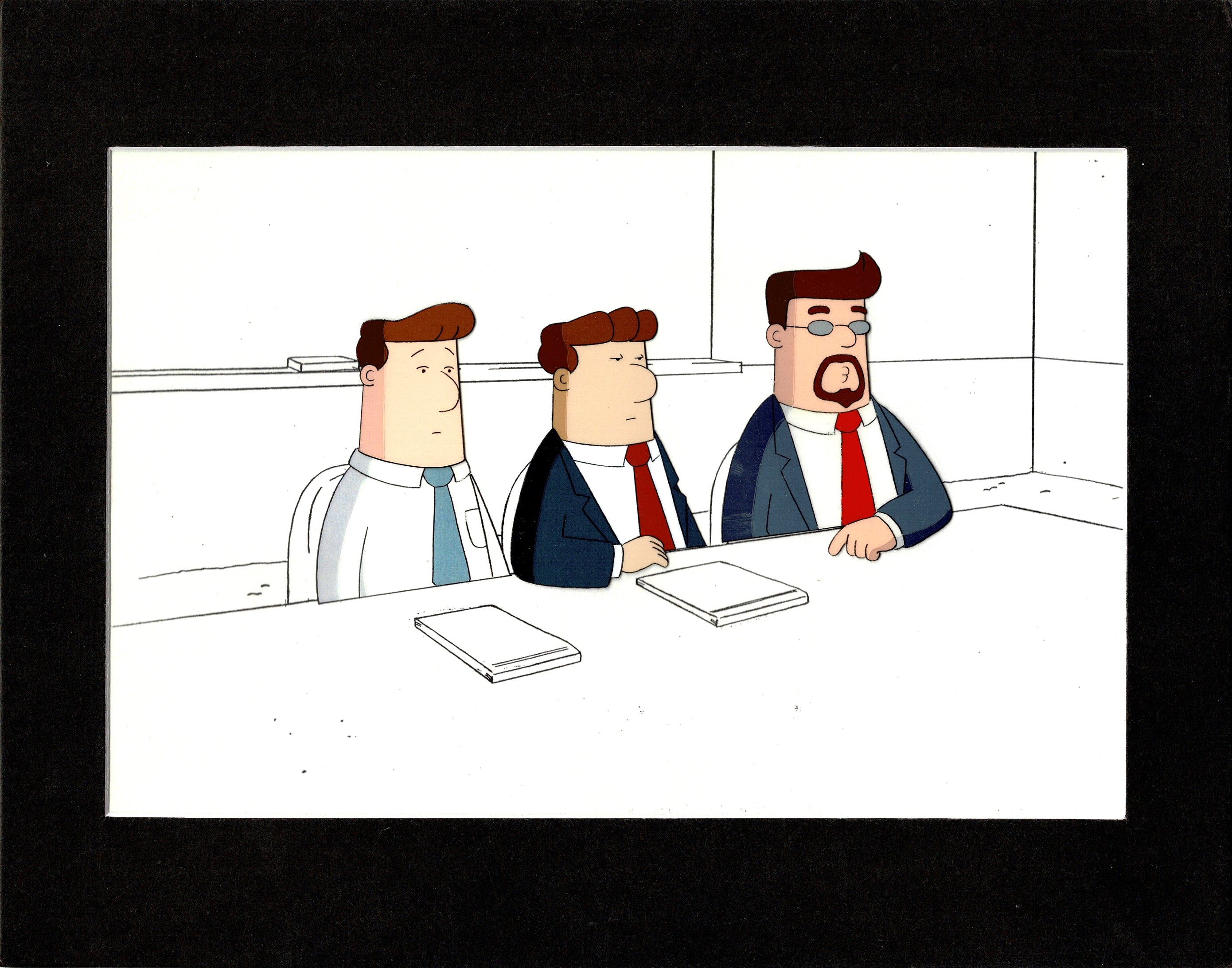 Dilbert Original Production Animation Cel and Drawing Scott Adams 1999 ...