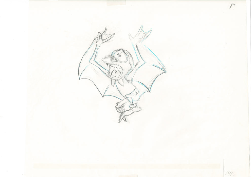 The Great Mouse Detective Fidget the Bat Walt Disney Production Animat ...