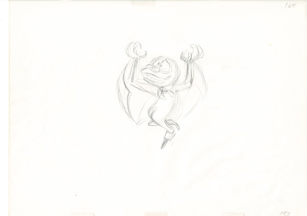 The Great Mouse Detective Fidget the Bat Walt Disney Production Animat ...