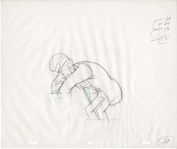 Hey Good Lookin Cartoon Production Animation Cel Drawing from Ralph Ba ...