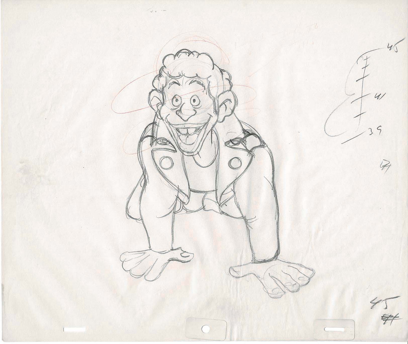 Hey Good Lookin Cartoon Production Animation Cel Drawing from Ralph Ba ...