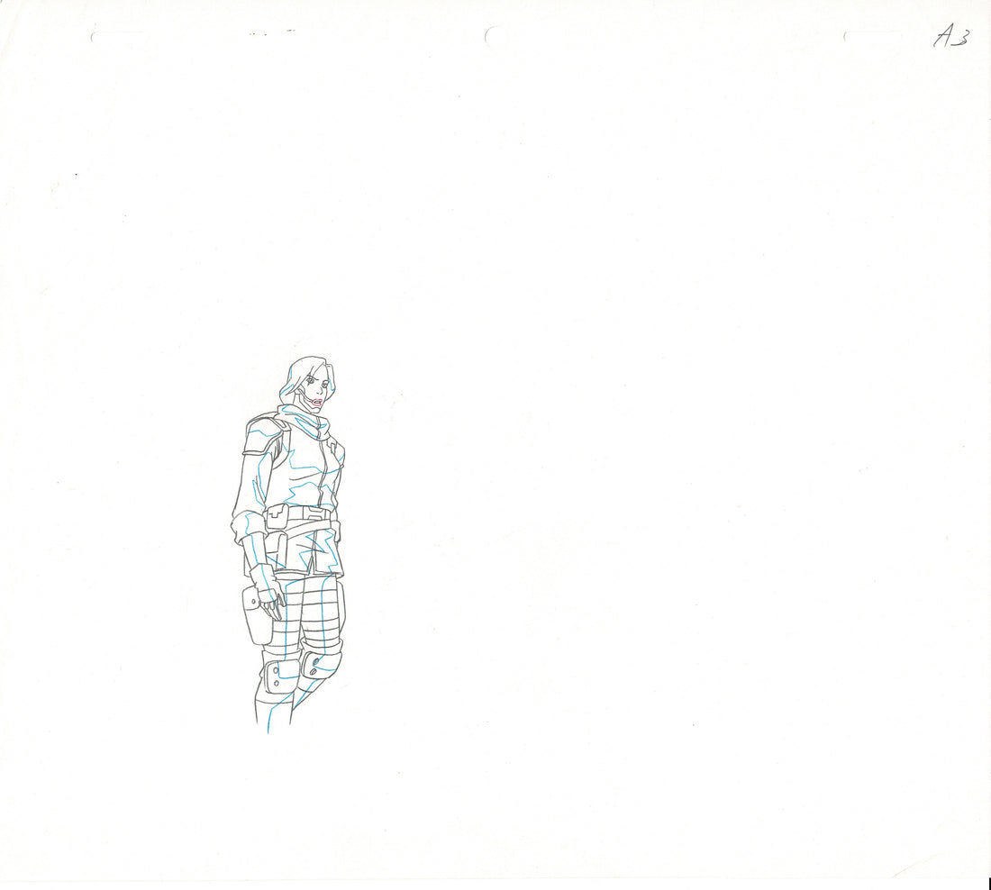 G.I. Joe Resolute Scarlett Production Animation Cel Drawing 2009 C-01 ...
