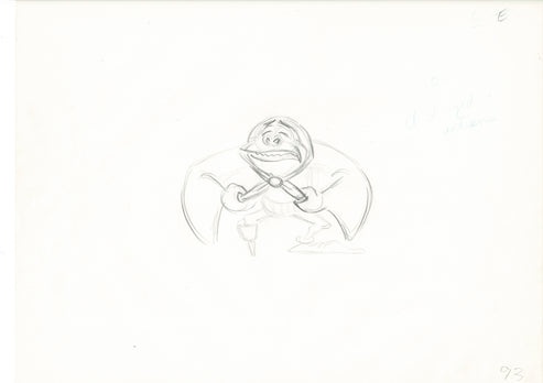 The Great Mouse Detective Fidget the Bat Walt Disney Production Animat ...