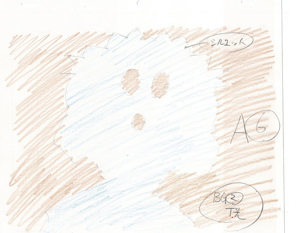 Excel Saga Anime Lot of 2 Production Animation Cel Drawings 2000 BE-07 ...