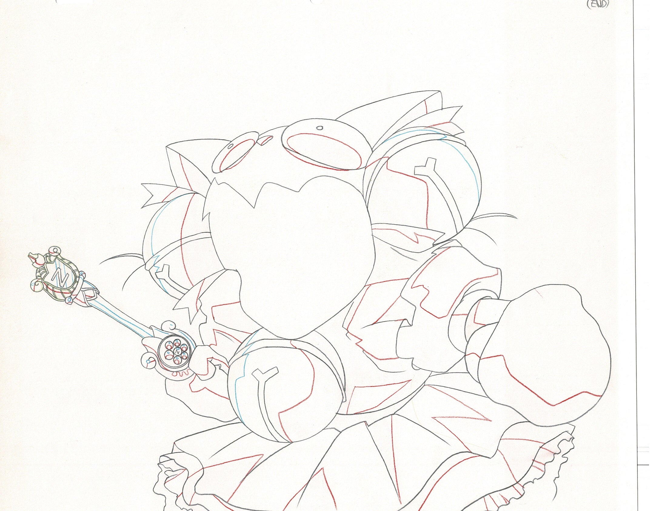 Excel Saga Anime Production Animation Cel Drawing 2000 CE-10 – Charles ...