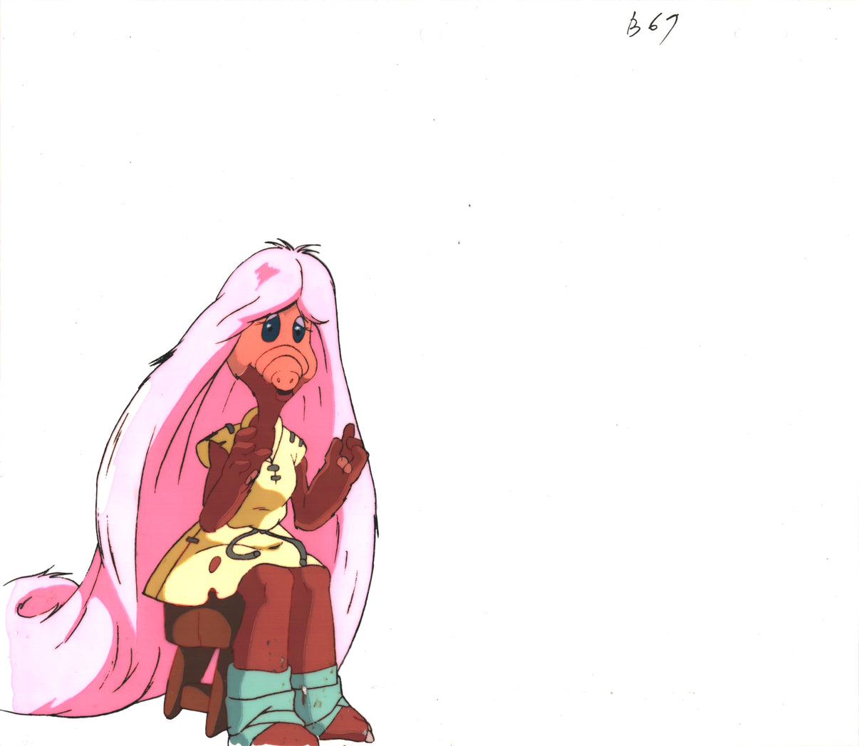 ALF The Animated Series Production Animation Cel and Drawing DIC Melma ...