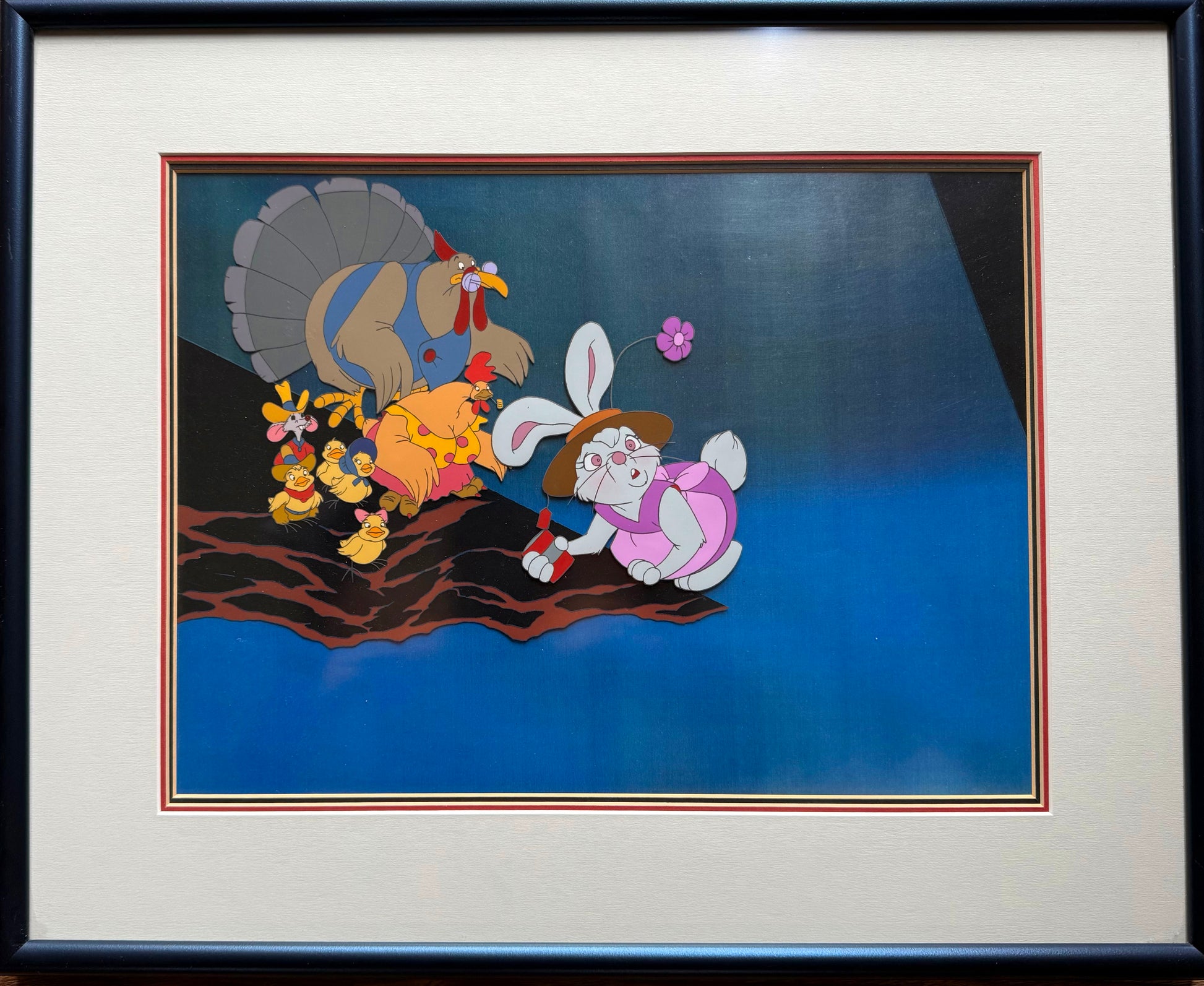 Rock a Doodle Don Bluth Original Production Animation Cel 1991 Framed ...