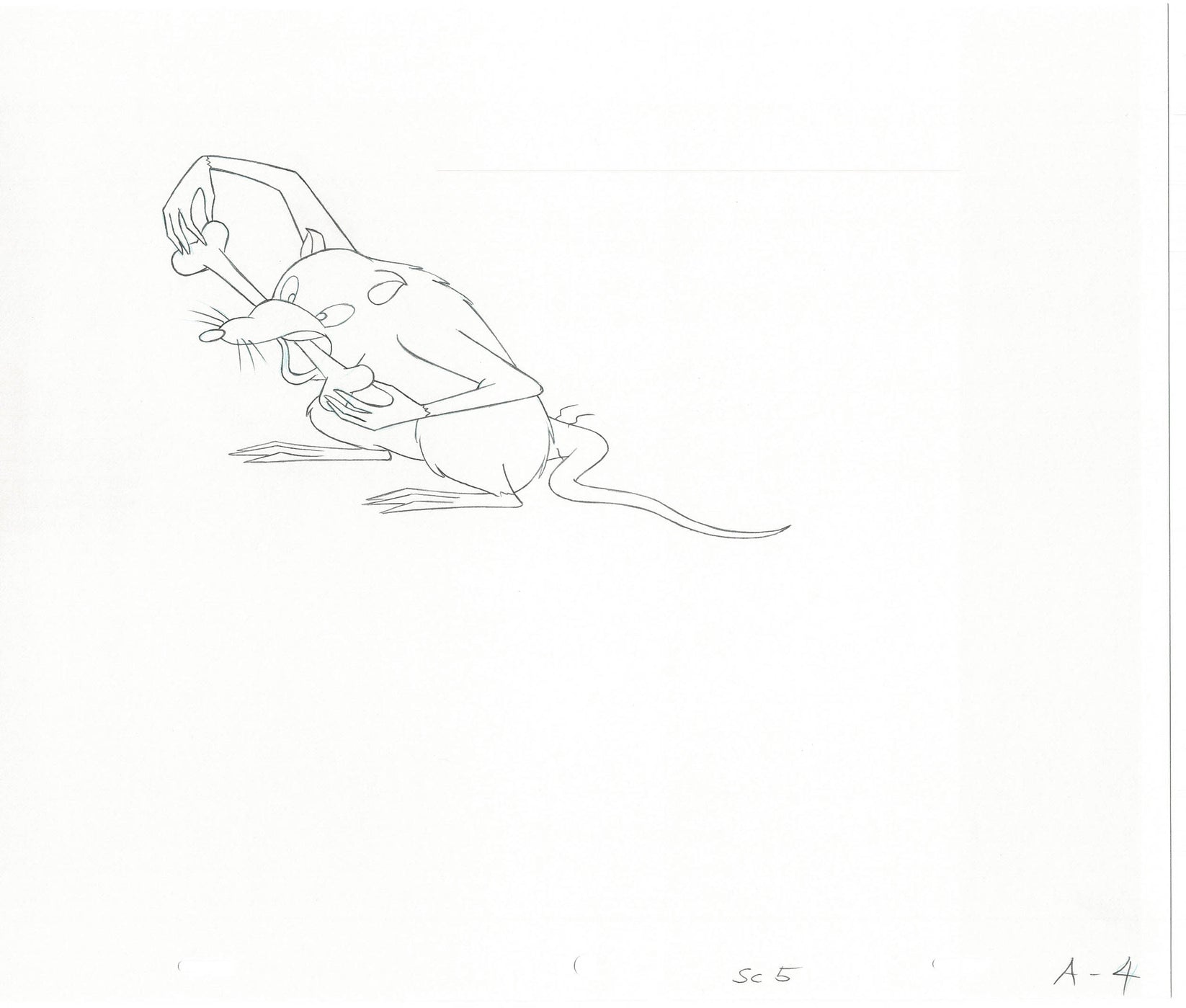 NYC New York City Rats PSA Commercial 2 LOT Animation Cel Drawings 200 ...