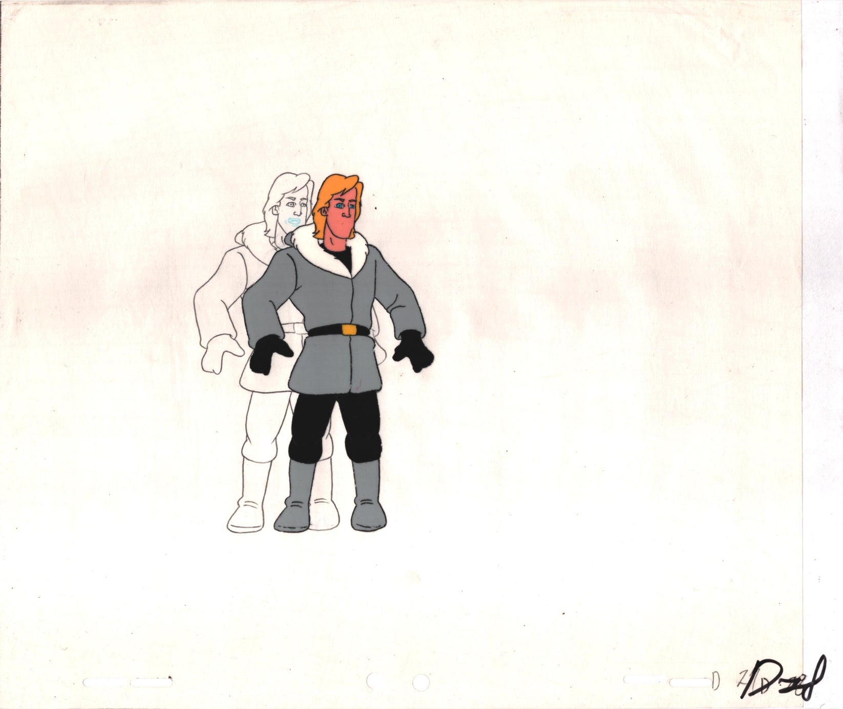 ProStars Gretzky Original Production Cartoon Animation Cel 1991 DIC D2 ...