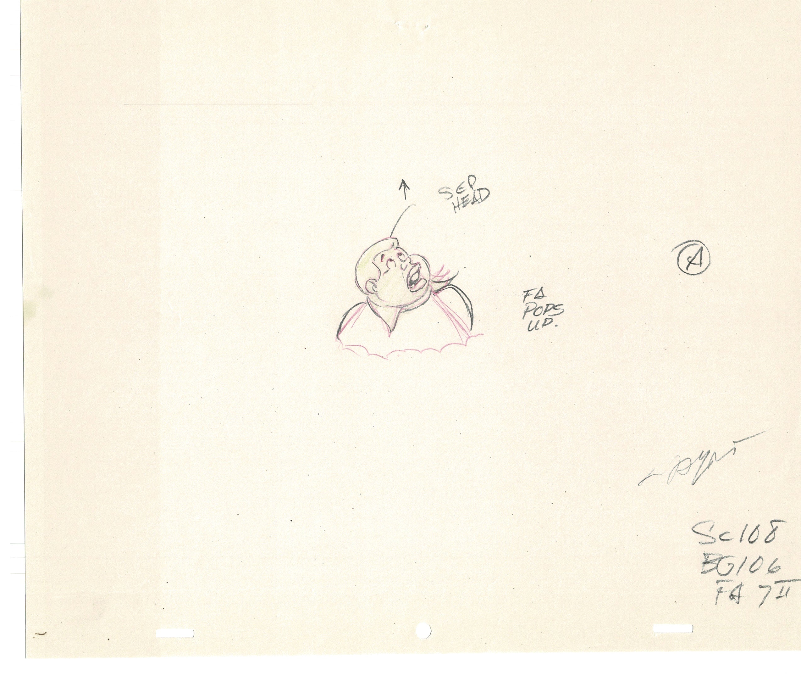 FAT ALBERT & the Gang Production Animation Cel Drawing Filmation 1972 ...