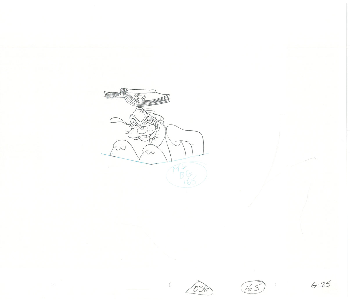 GOOF TROOP Walt Disney Original Production Animation Cartoon Drawing 1 ...