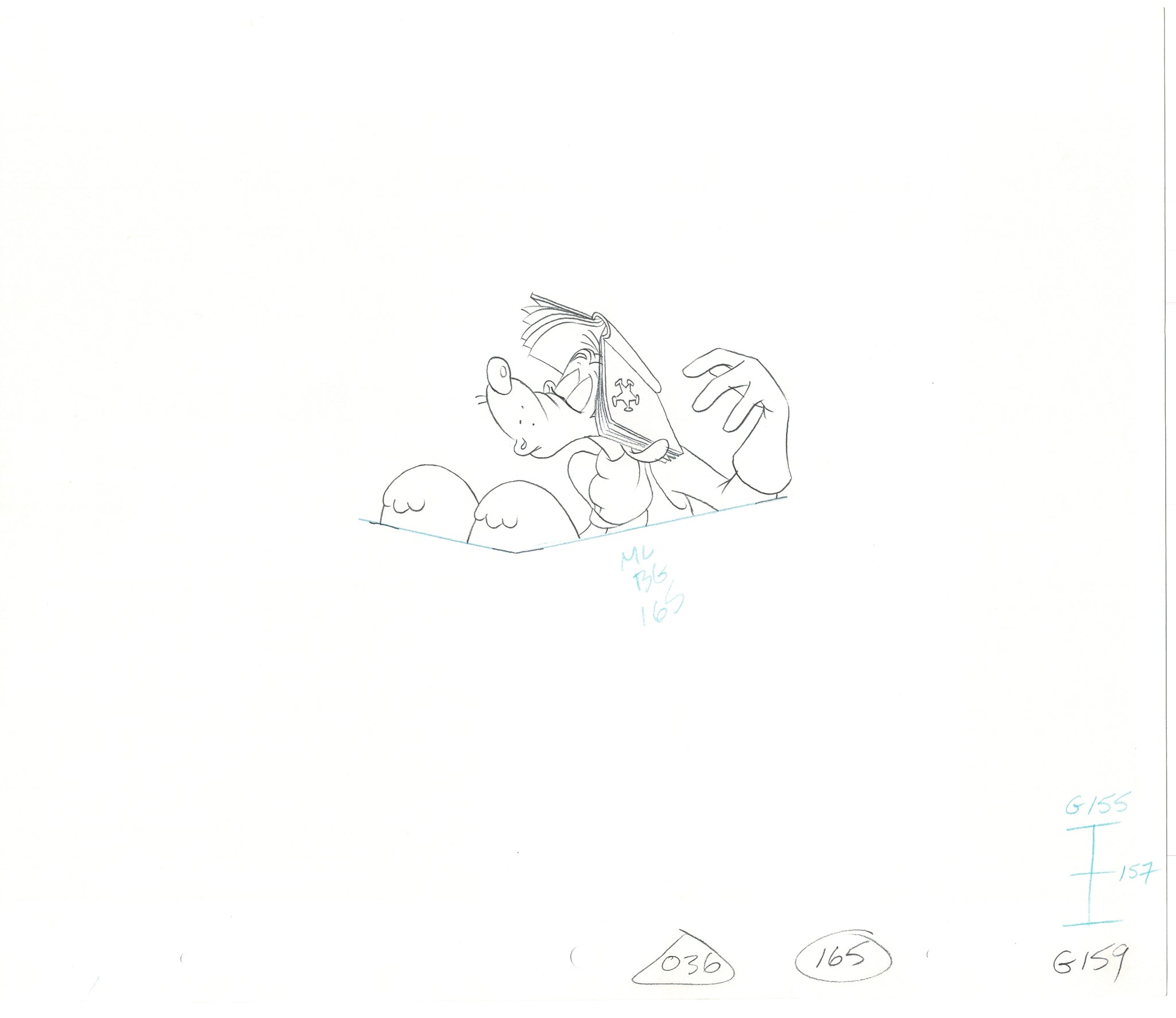 GOOF TROOP Walt Disney Original Production Animation Cartoon Drawing 1 ...