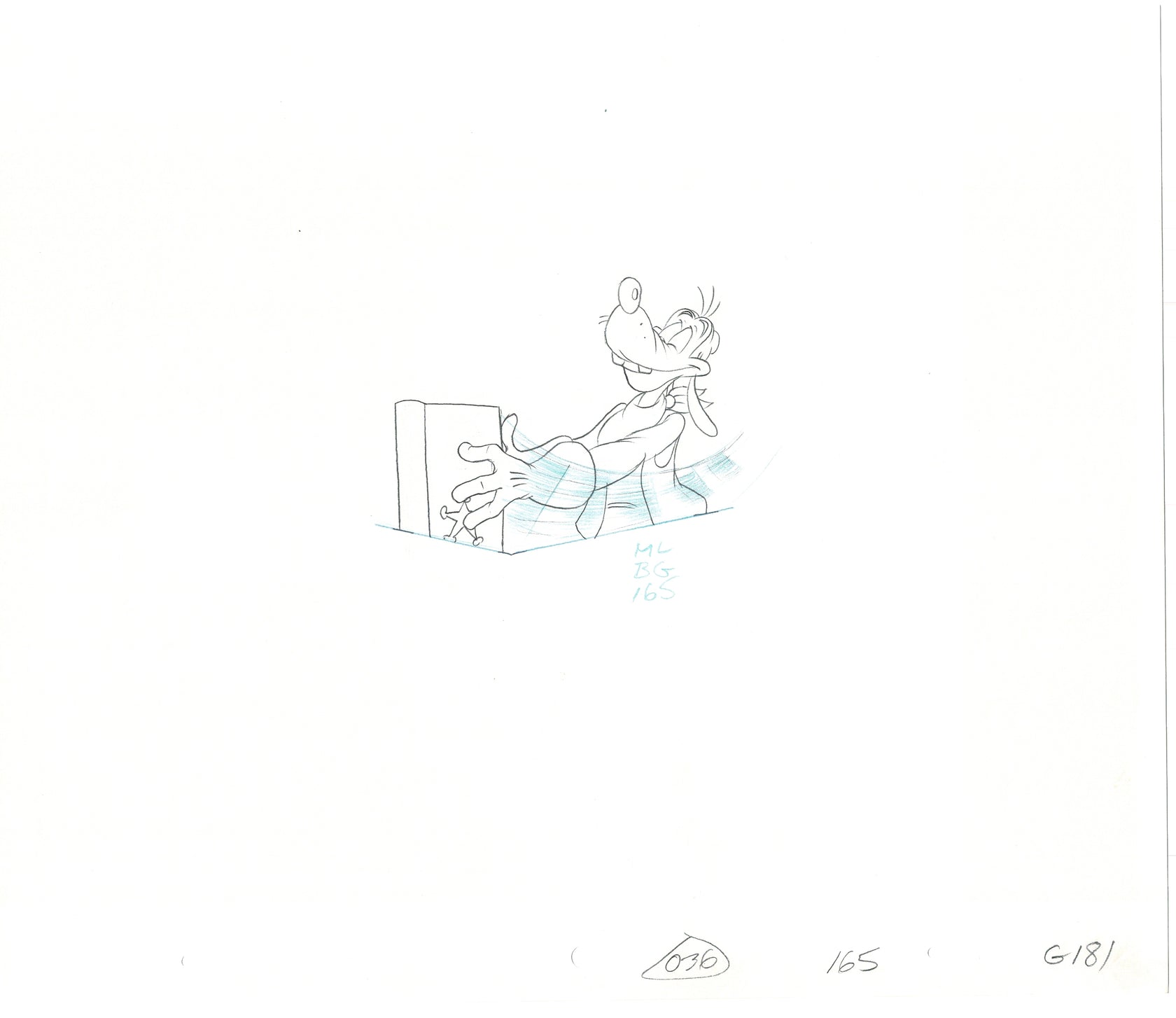 GOOF TROOP Walt Disney Original Production Animation Cartoon Drawing 1 ...