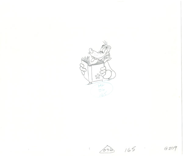 GOOF TROOP Walt Disney Original Production Animation Cartoon Drawing 1 ...