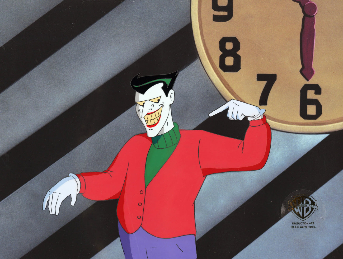 Batman the Animated Series The Joker BTAS Production Animation Cel Set ...