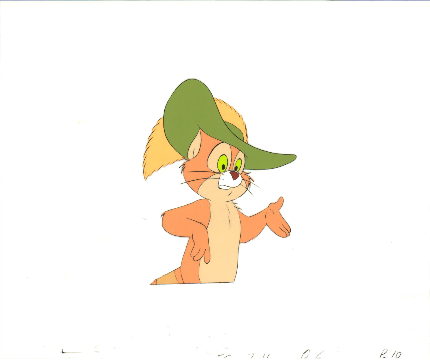 Cap'n O G Readmore Lickety Page Animation Cel and Drawing Reinert 1980 ...