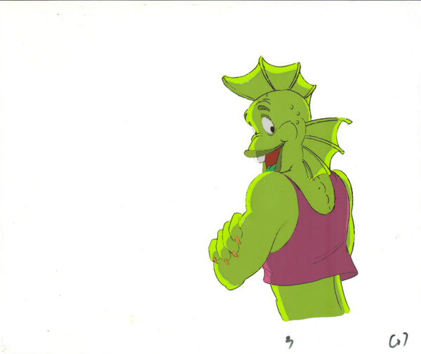 Fish Police Original Production Animation Cel and Drawing from Hanna-B ...