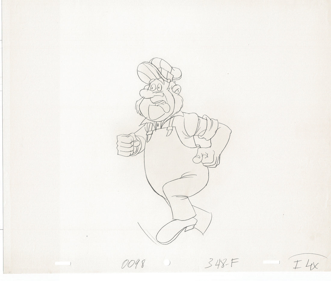 Lucky Luke Original Production Animation Cel Drawing from Hanna-Barber ...