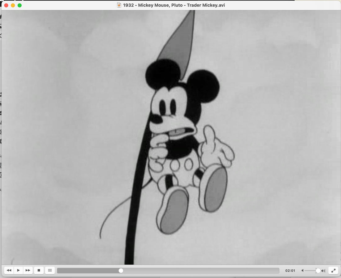 Mickey Mouse 1932 Original Production Animation Cel Drawing from Disne ...