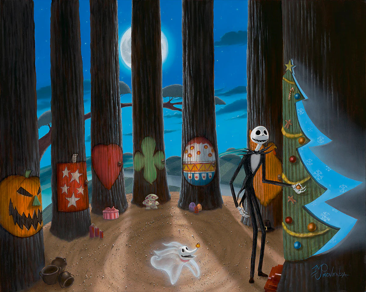 The Nightmare Before Christmas Jack Walt Disney Fine Art Michael Prove ...
