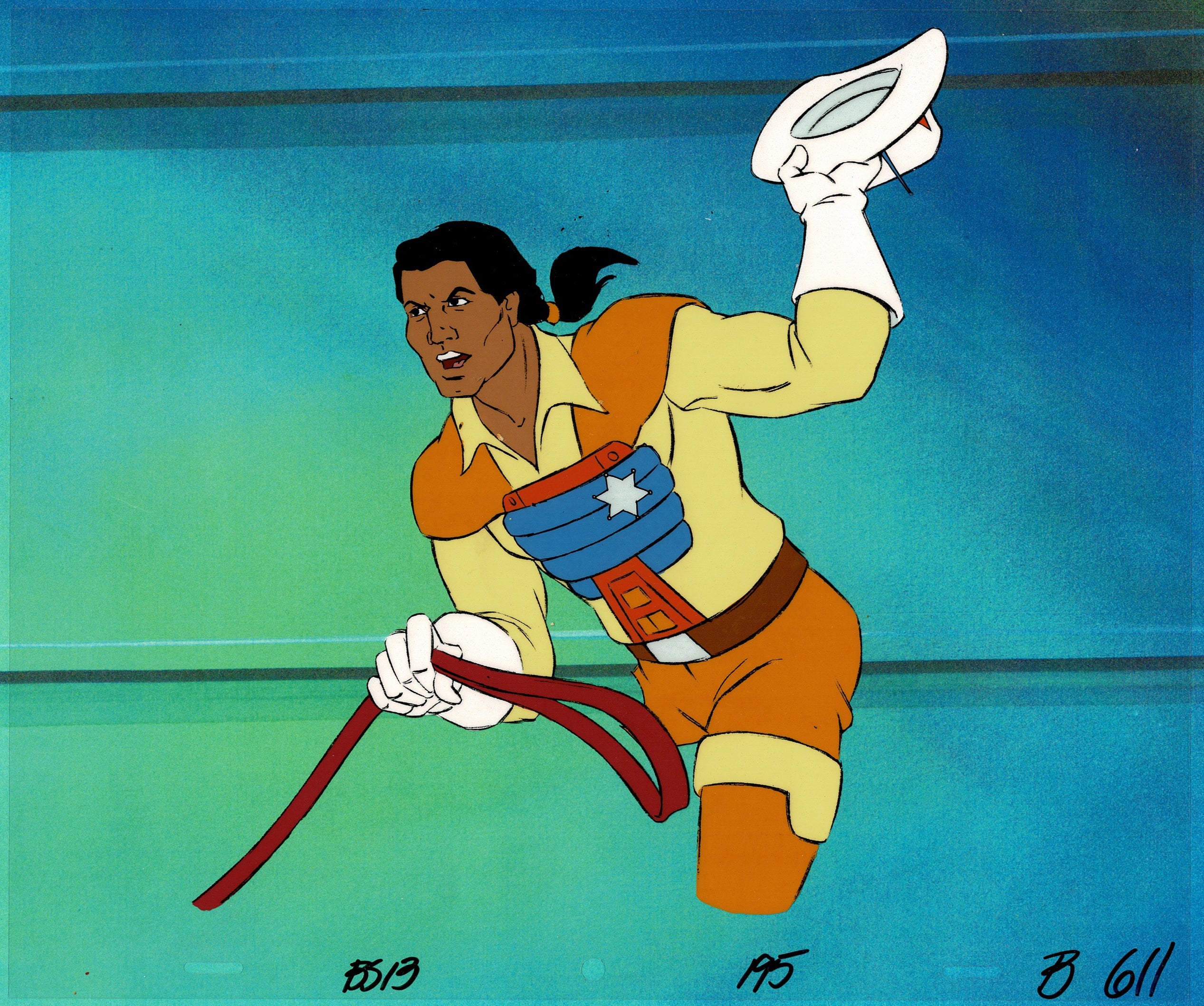Bravestarr Animation Cartoon Production Cel Used Onscreen from Filmati ...