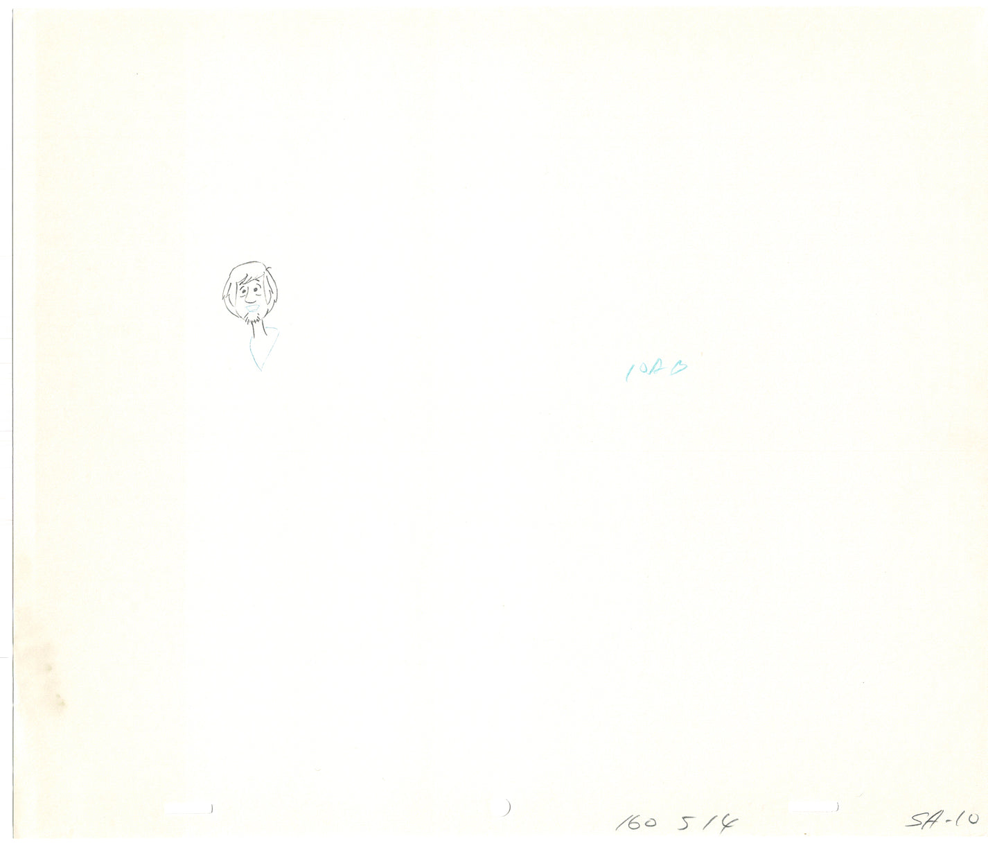 SCOOBY DOO 1979 Shaggy Animation Production Cel Drawing Hanna Barbera ...