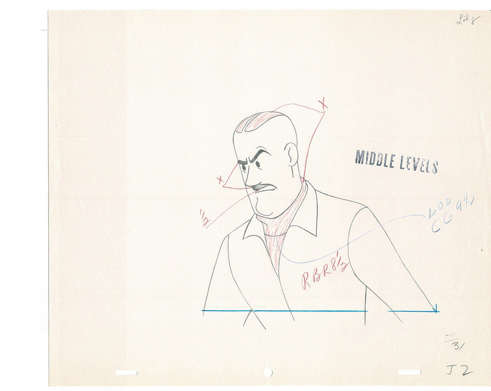 Tintin Adventures of Cartoon Animation Cel Drawing Herge 1957 to 1964 ...