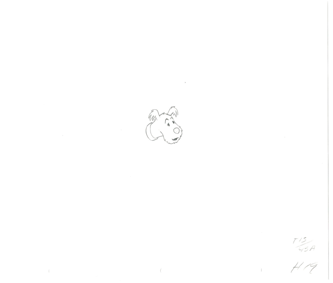 Herge Adventures of TinTin Cartoon Animation Cel Drawing 1957 to 1964 ...