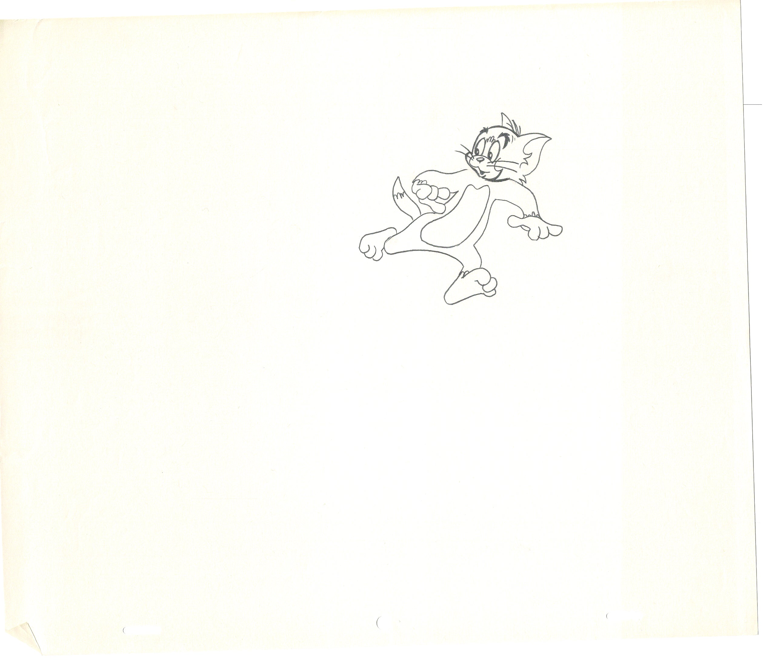 TOM AND JERRY The Movie Original Production Drawing Hanna Barbera 1992 ...
