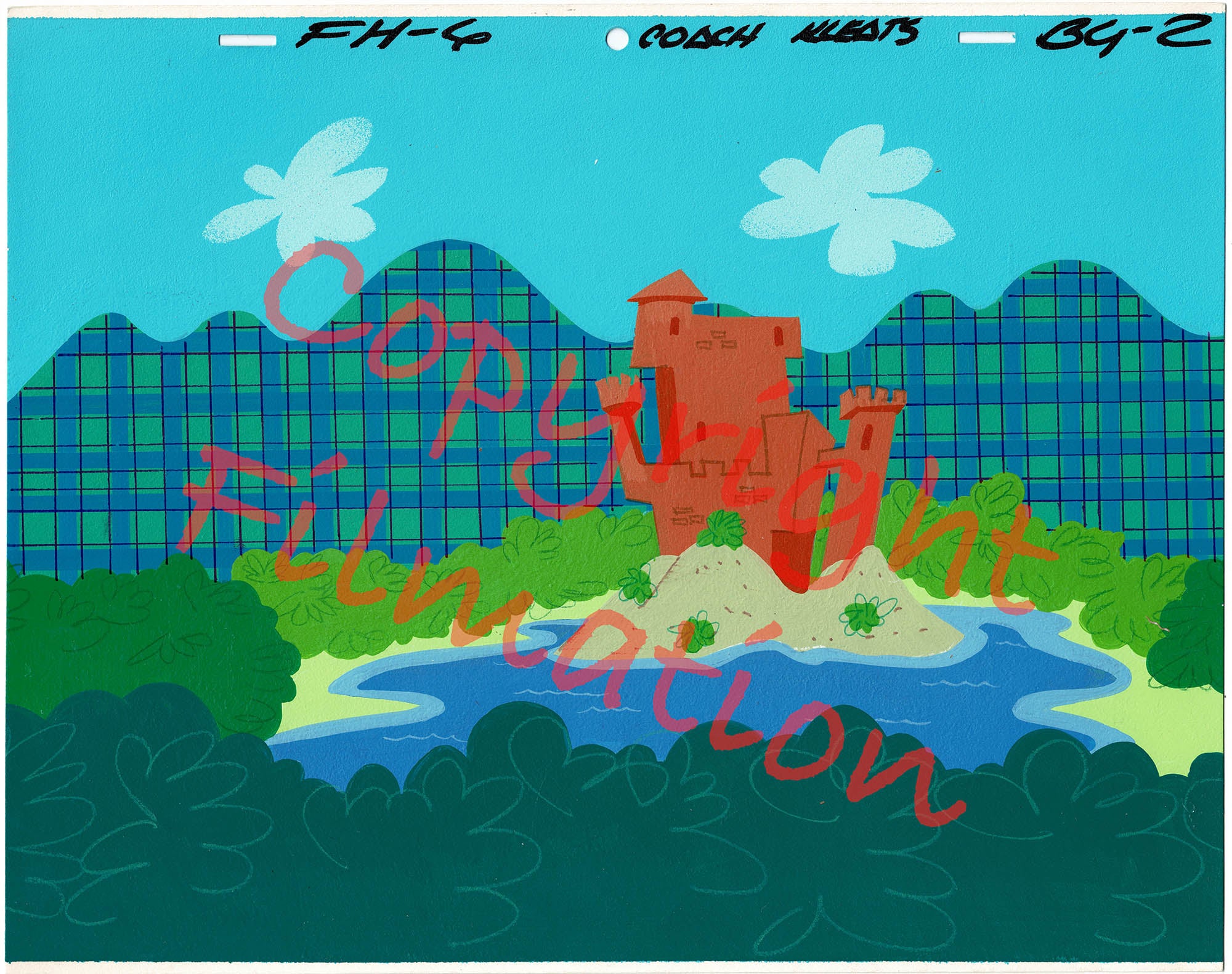 Archie's Funhouse Riverdale Original Cartoon Background Filmation 1970 ...
