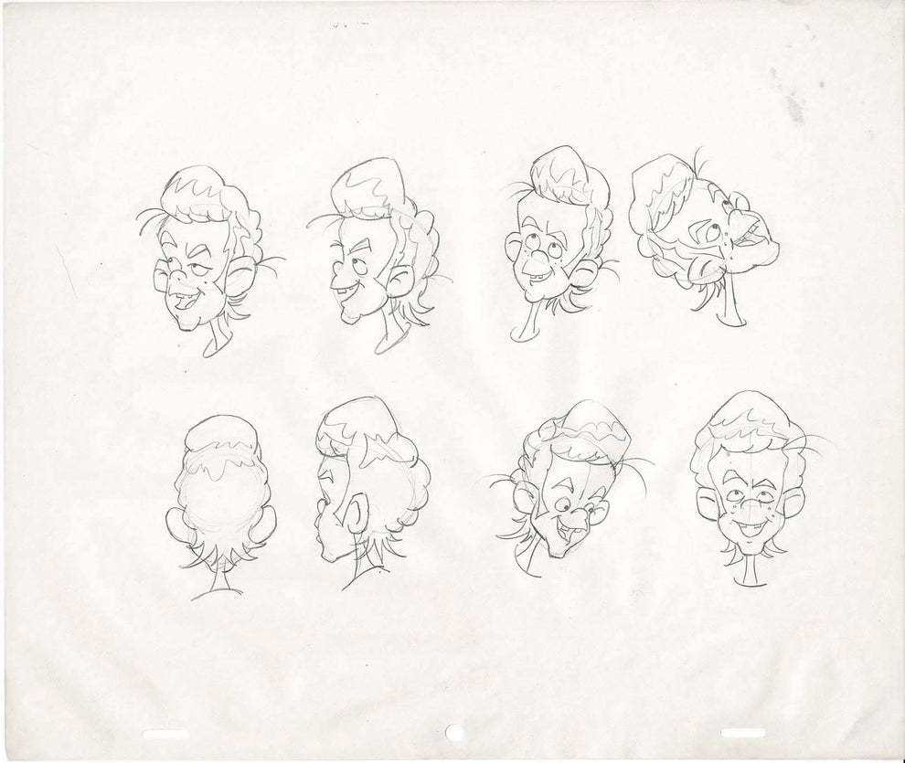 GREASE Cartoon Production Animation Character/Model Drawing from Ralph ...