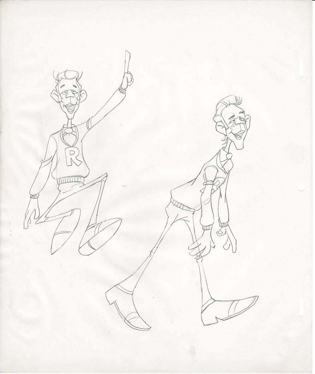 GREASE Cartoon Production Animation Character/Model Drawing from Ralph ...