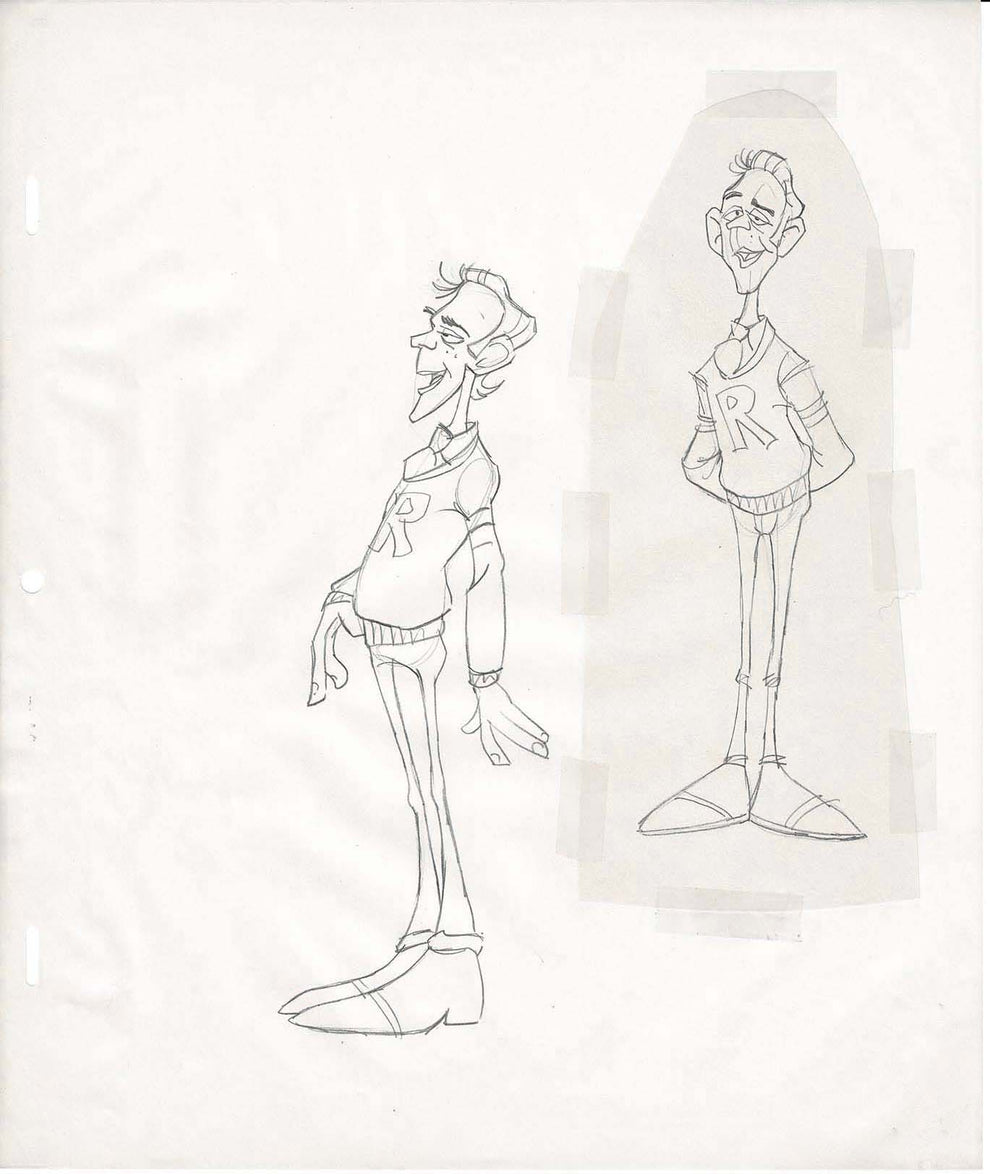 GREASE Cartoon Production Animation Character/Model Drawing from Ralph ...
