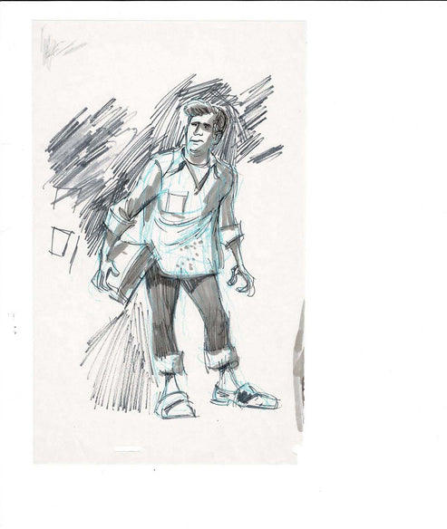 GREASE Cartoon Production Animation Character/Model Drawing from Ralph ...
