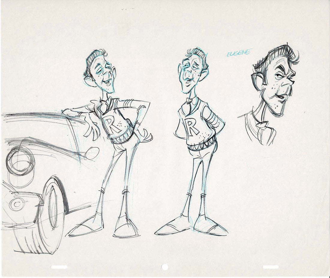 GREASE Cartoon Production Animation Character/Model Drawing from Ralph ...