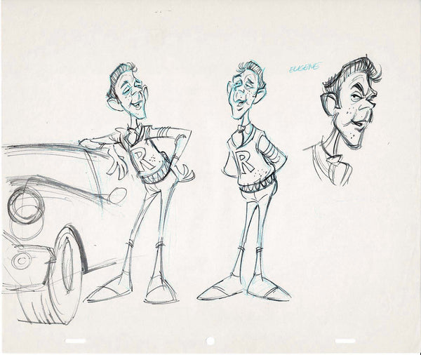 GREASE Cartoon Production Animation Character/Model Drawing from Ralph ...