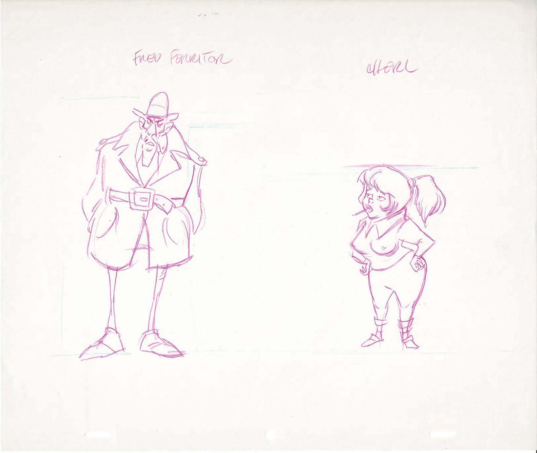GREASE Cartoon Production Animation Character/Model Drawing from Ralph ...