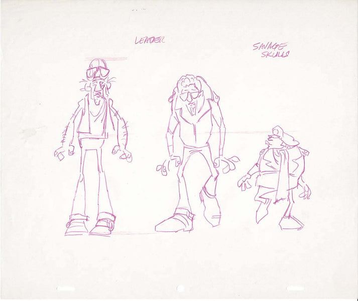 GREASE Cartoon Production Animation Character/Model Drawing from Ralph ...