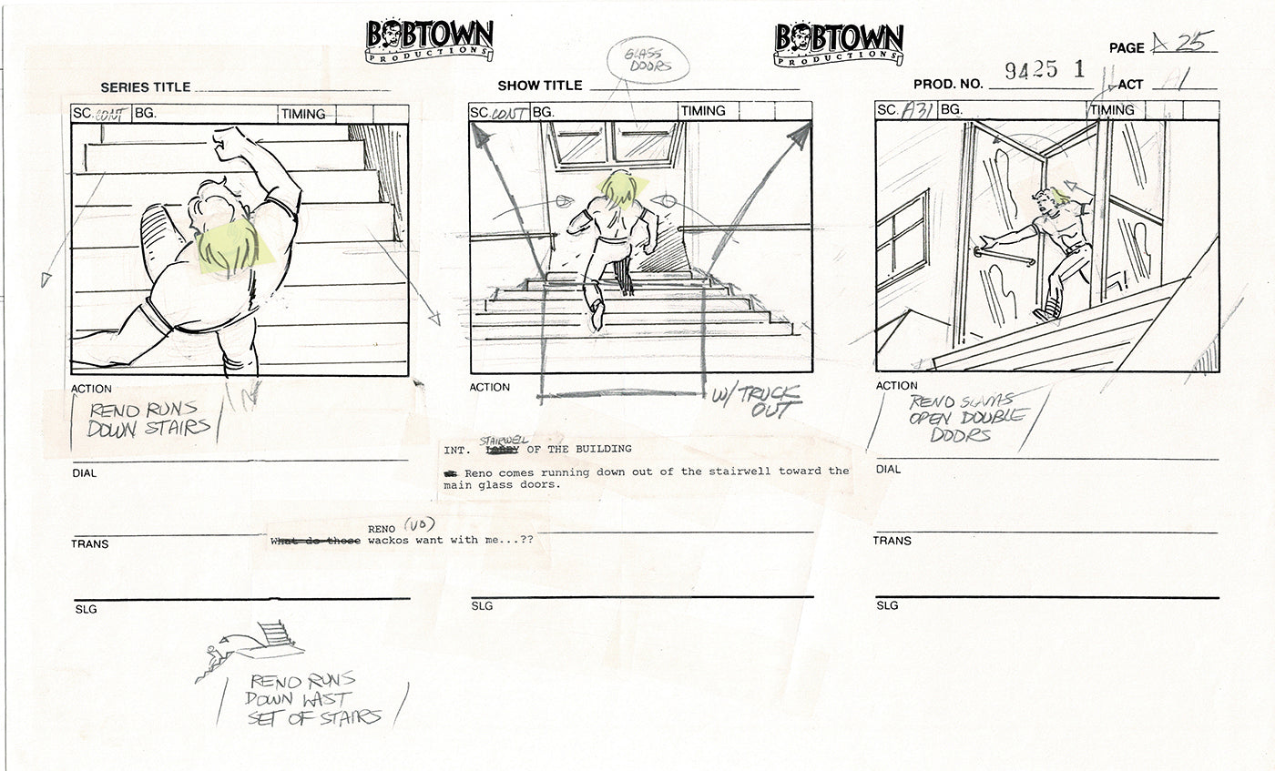 Jim Lee Wildc.a.t.s. Wildcats Production Animation Storyboard Nelvana ...