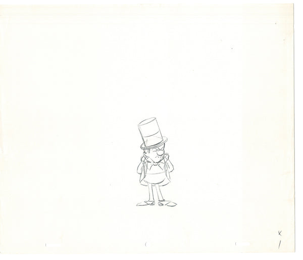 WC Fields Jay Ward Original Production Animation Cel Drawing 1970's AS ...