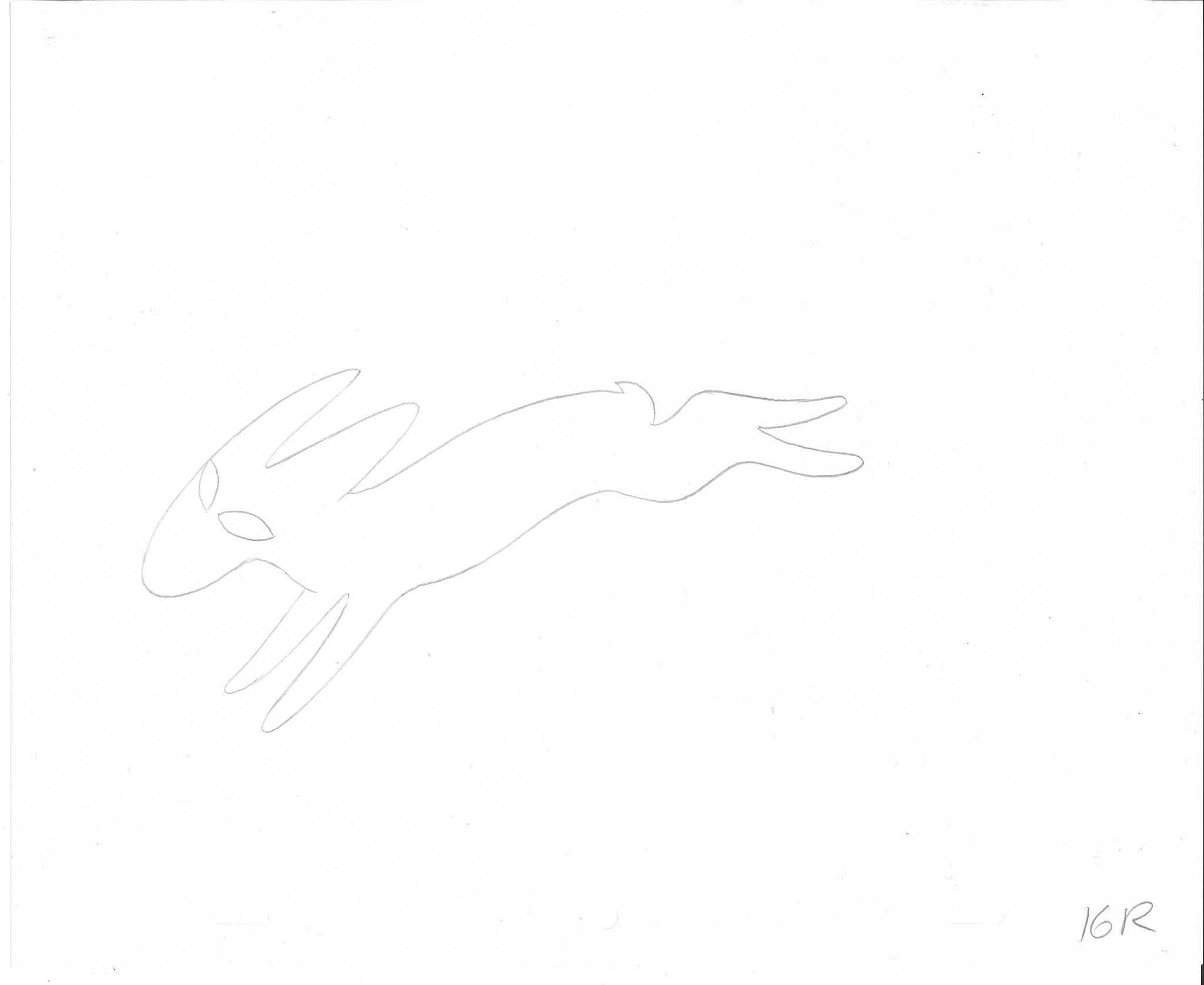 Watership Down Black Rabbit Inle 1978 Production Animation Cel Drawing ...