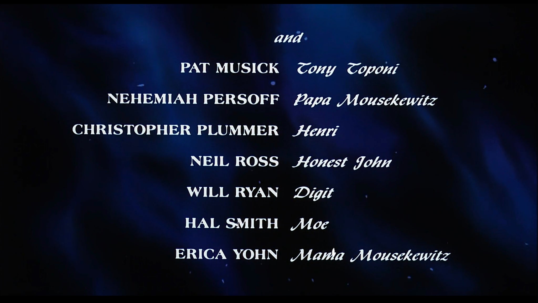 An American Tail by Steven Spielberg and Don Bluth Original Production ...