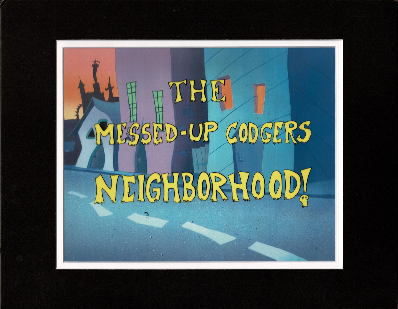 Beetlejuice Original Production Animation Cel and Drawing Nelvana mc ...