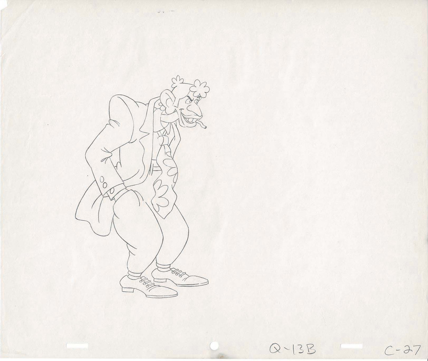 Hey Good Lookin Cartoon Production Animation Cel Drawing from Ralph Ba ...