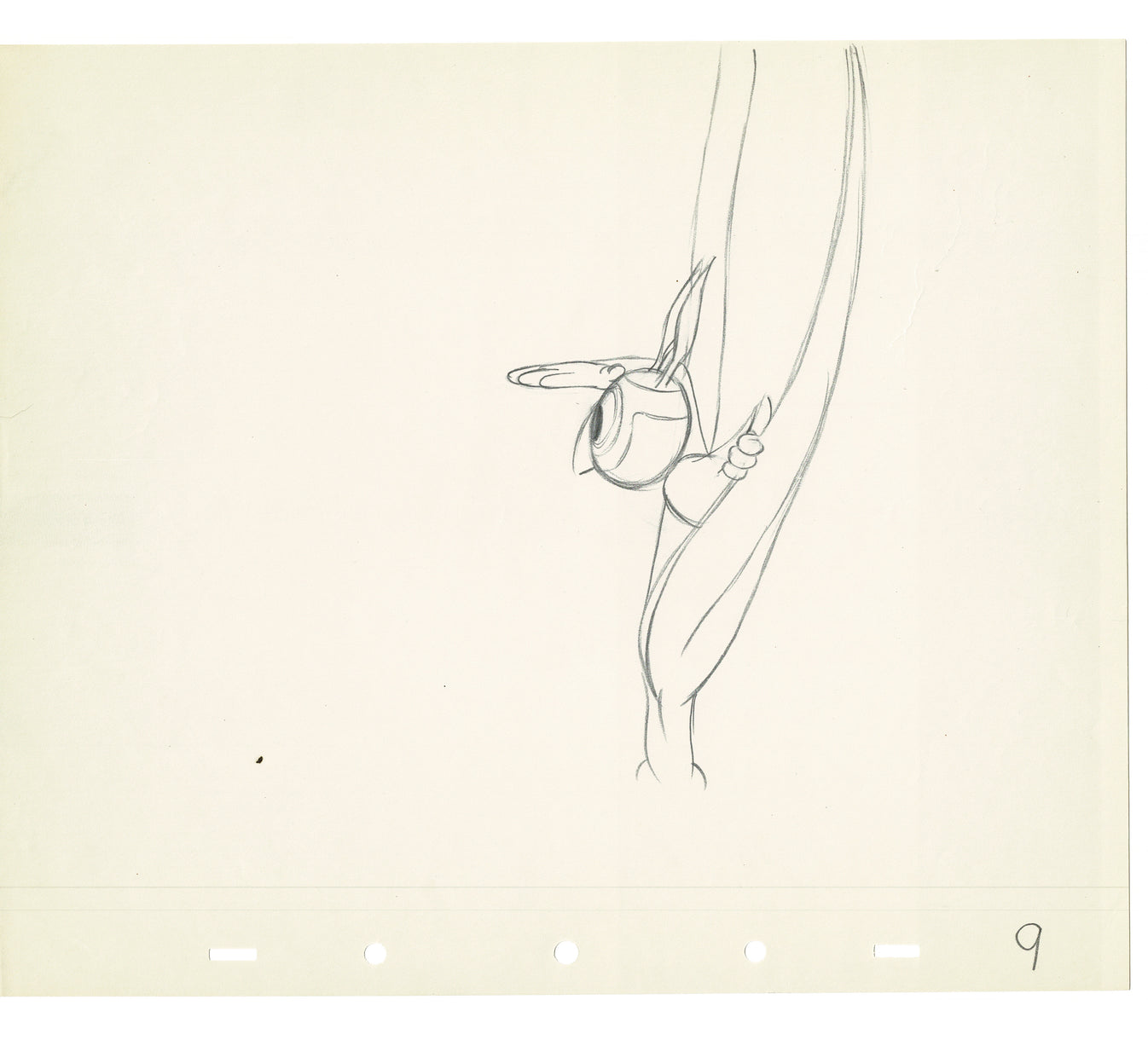 Donald Duck Walt Disney 1939 Pluto Beach Picnic RKO Animation Cel Draw ...