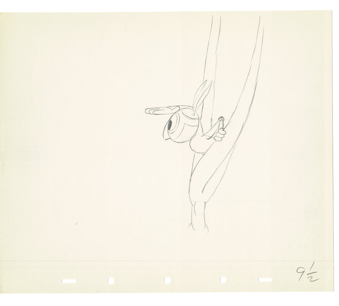 Donald Duck Walt Disney 1939 Pluto Beach Picnic RKO Animation Cel Draw ...