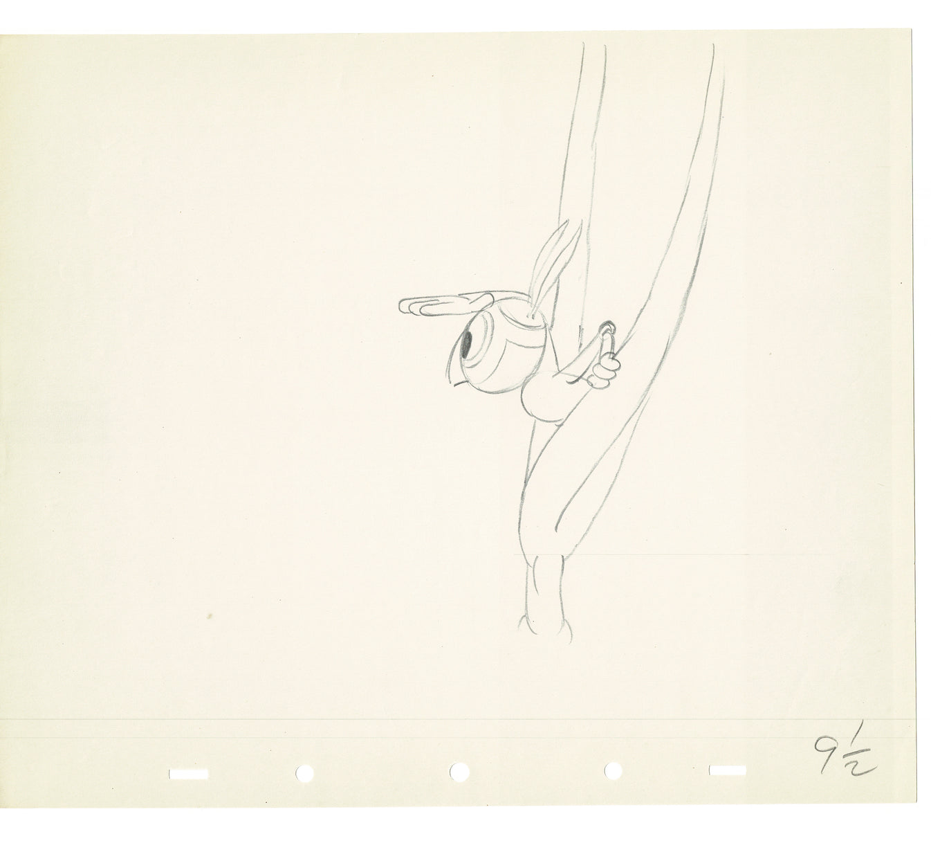 Donald Duck Walt Disney 1939 Pluto Beach Picnic RKO Animation Cel Draw ...