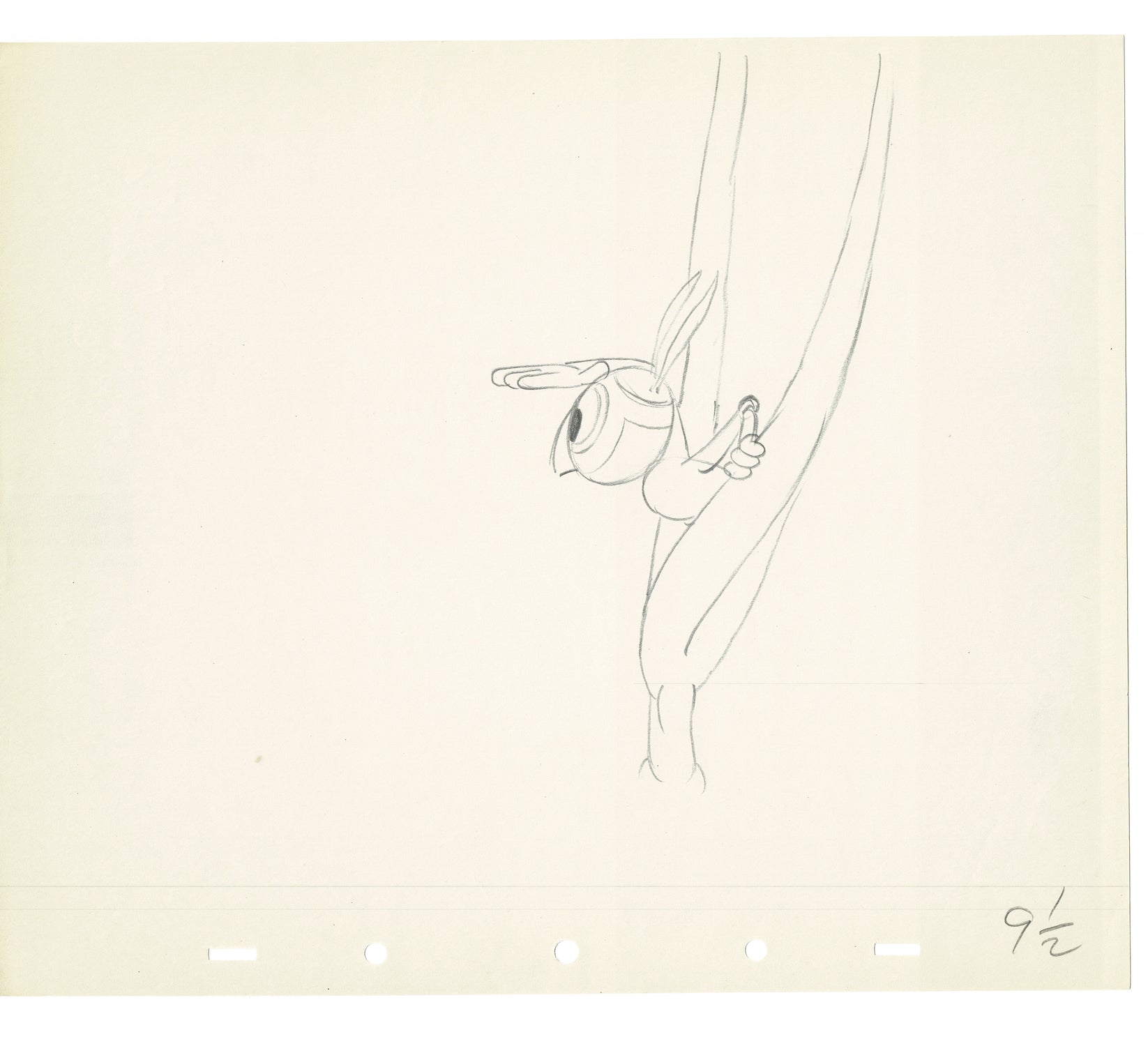 Donald Duck Walt Disney 1939 Pluto Beach Picnic RKO Animation Cel Draw ...