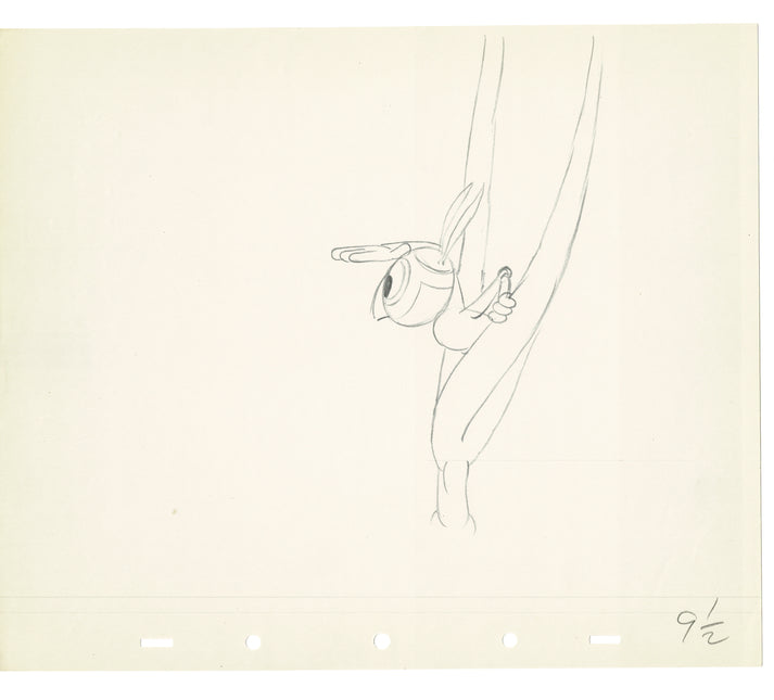 Donald Duck Walt Disney 1939 Pluto Beach Picnic RKO Animation Cel Draw ...