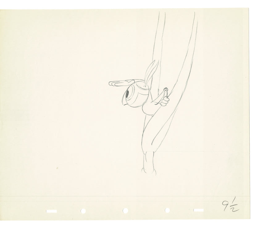 Donald Duck Walt Disney 1939 Pluto Beach Picnic RKO Animation Cel Draw ...